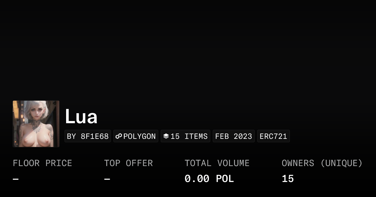 Lua - Collection | OpenSea