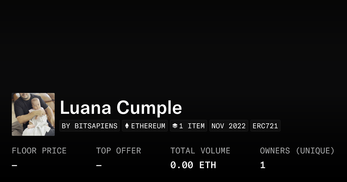 Luana Cumple - Collection | OpenSea