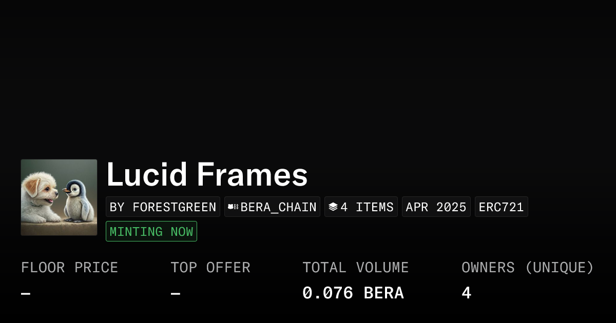 Lucid Frames - Collection | OpenSea