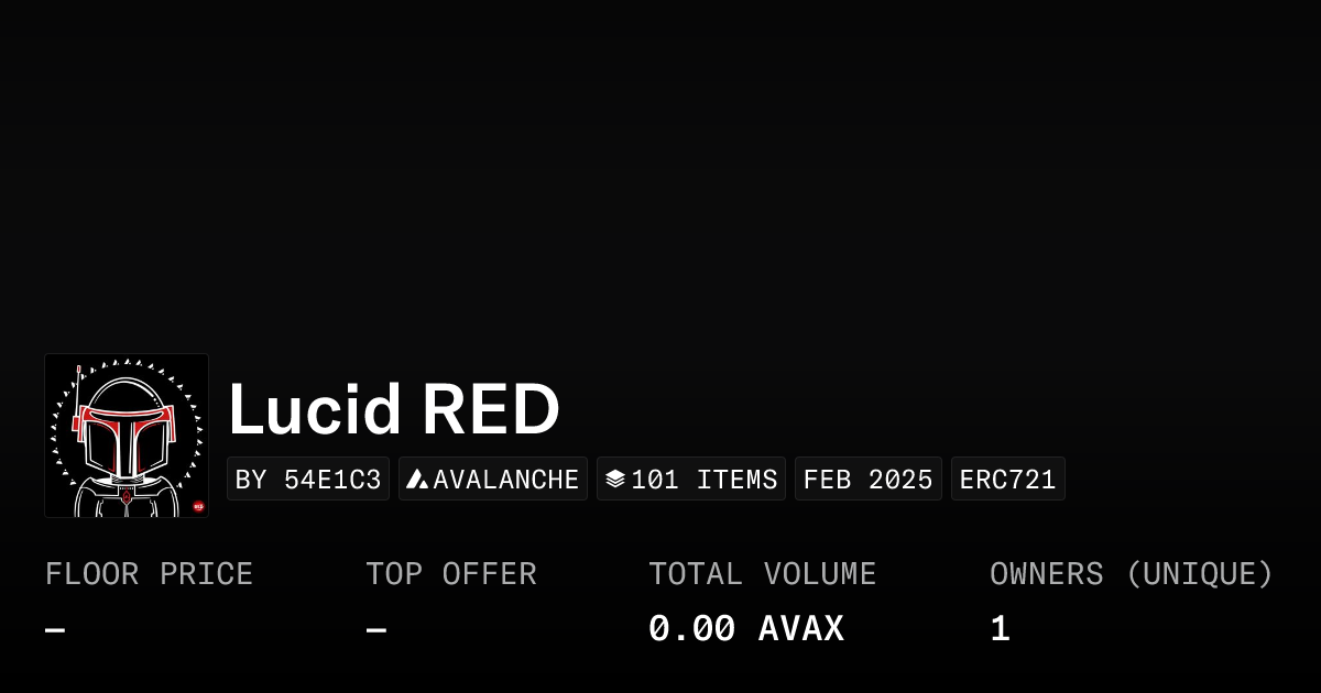 Lucid RED - Collection | OpenSea