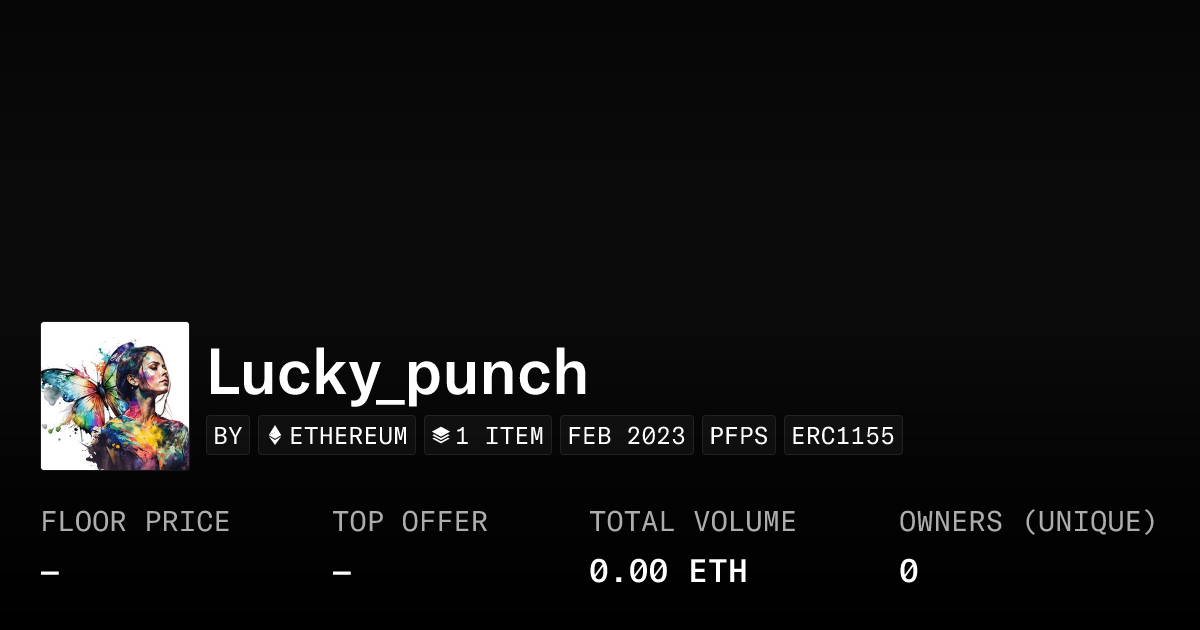 Lucky_punch - Collection | OpenSea