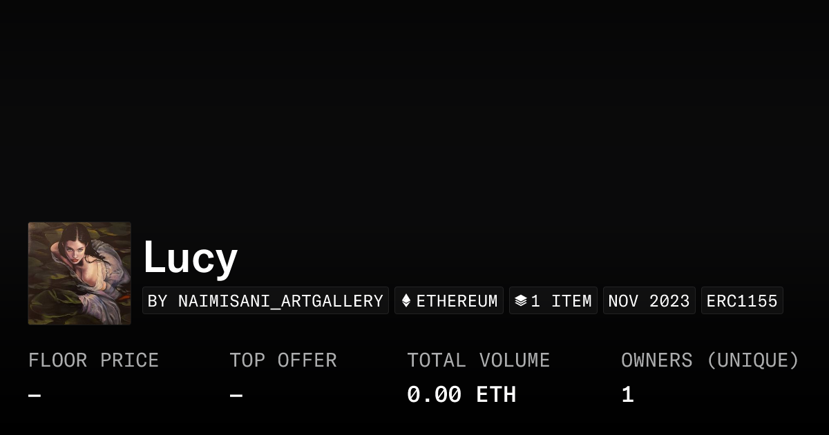 Lucy - Collection | OpenSea