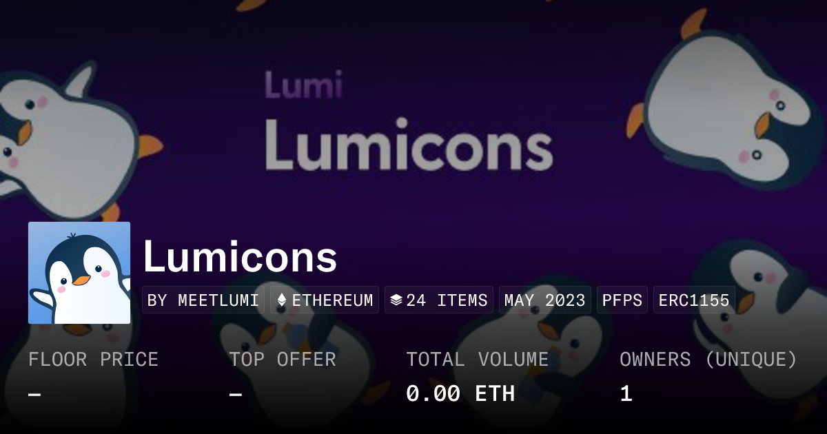 Lumicons - Collection | OpenSea