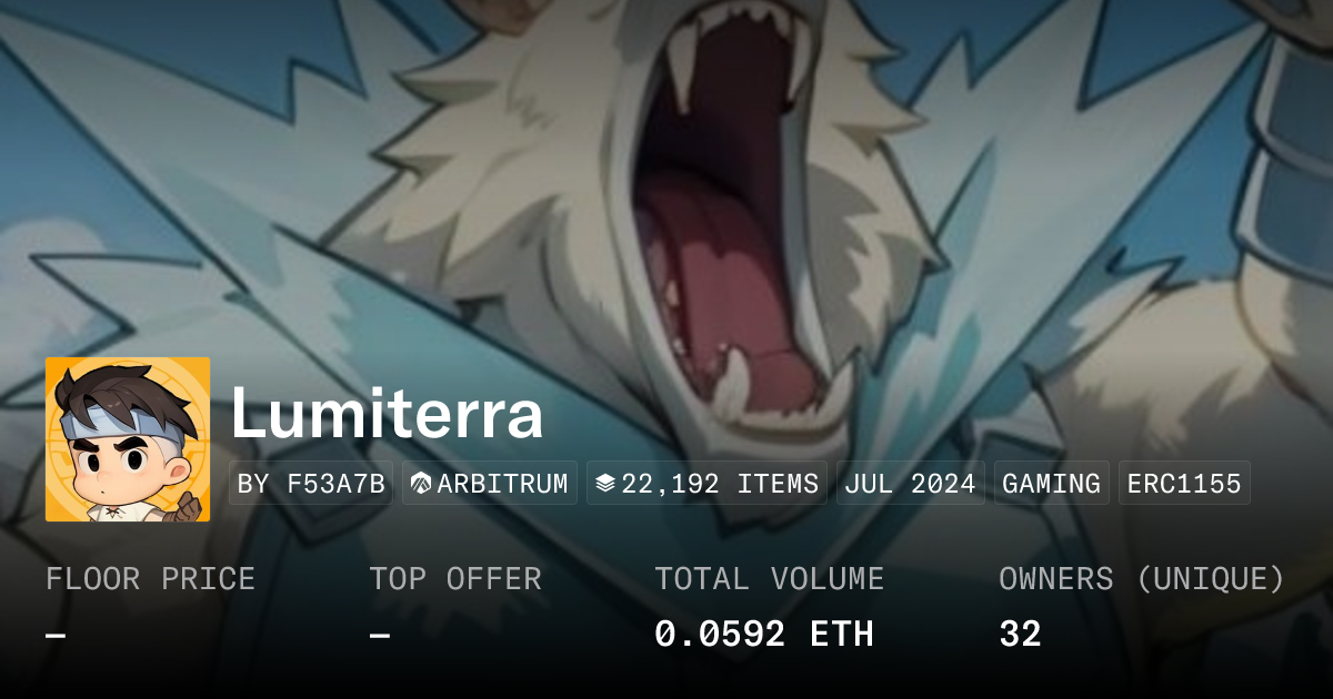 Lumiterra - Collection | OpenSea