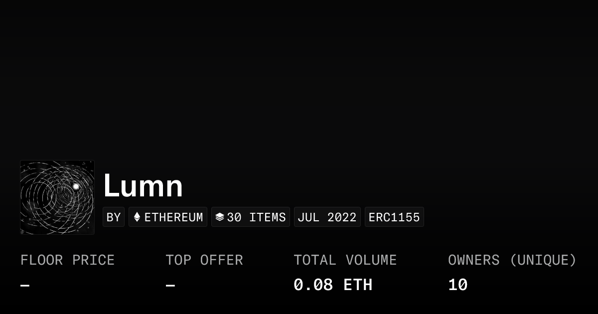 Lumn - Collection | OpenSea