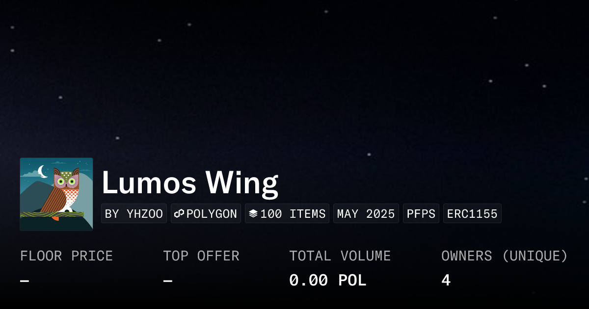 Lumos Wing - Collection | OpenSea