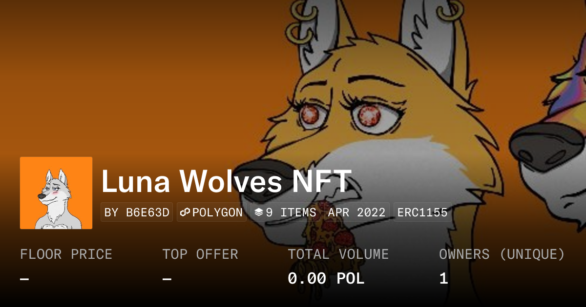 Luna Wolves NFT - Collection | OpenSea