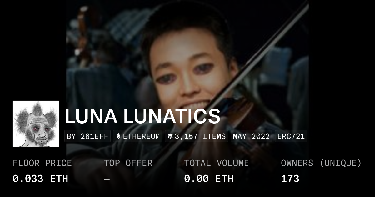 LUNA LUNATICS - Collection | OpenSea