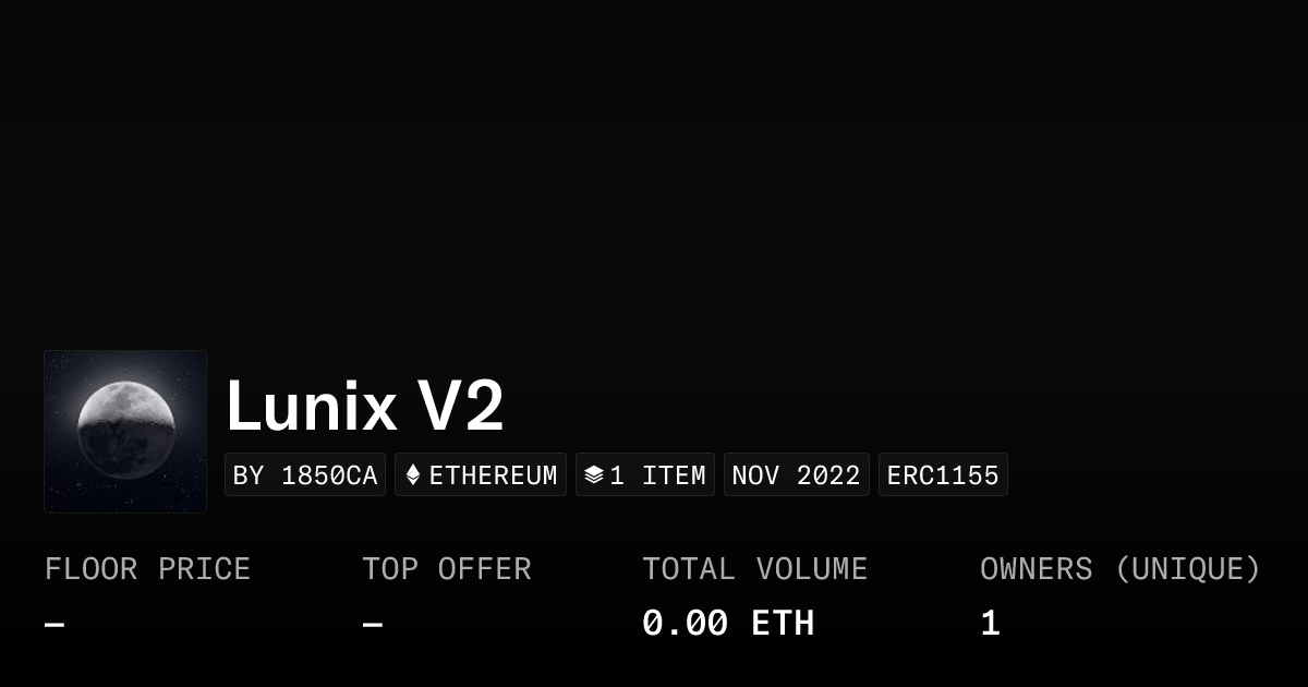 Lunix V2 - Collection | OpenSea