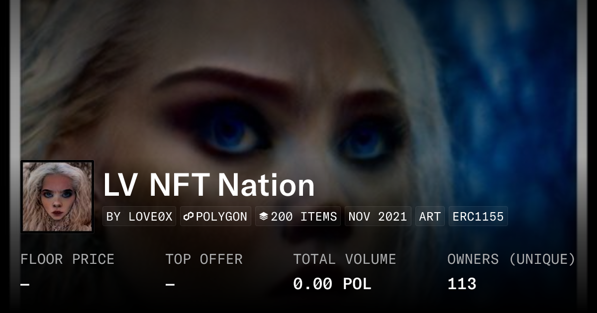 LV NFT Nation - Collection | OpenSea