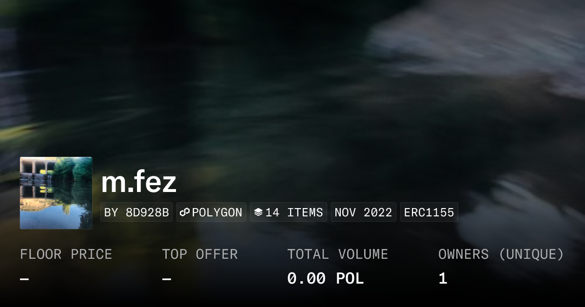 m.fez - Collection | OpenSea