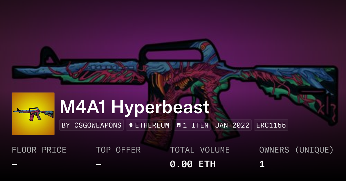 M4A1 Hyperbeast - Collection | OpenSea