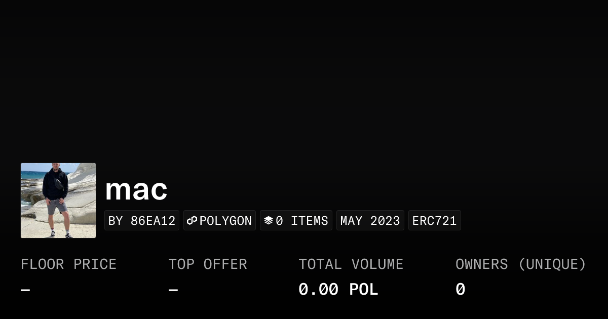 mac - Collection | OpenSea