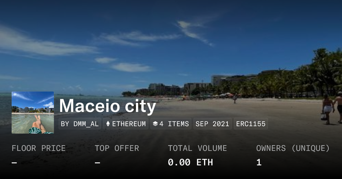 Maceio city - Collection | OpenSea