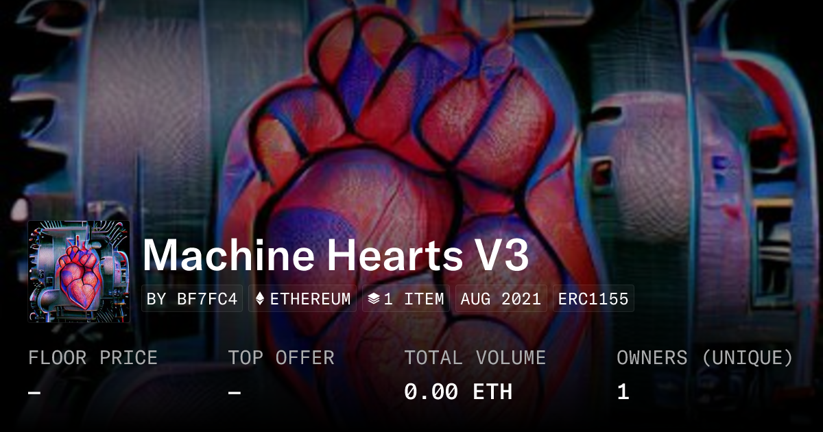 Machine Hearts V3 - Collection | OpenSea