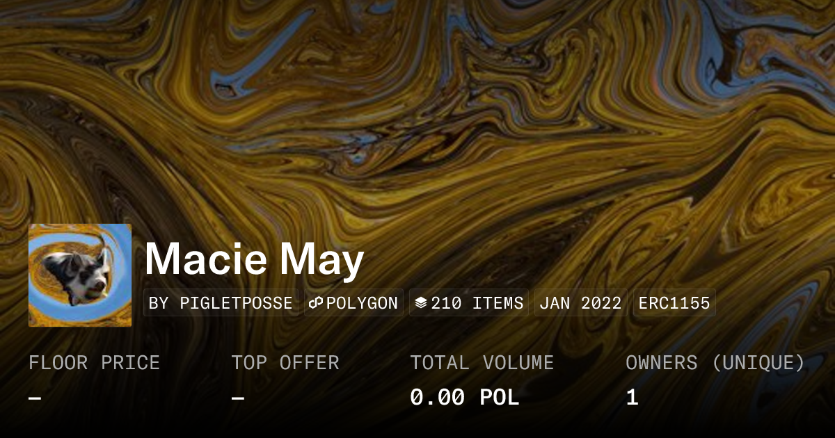 Macie May - Collection | OpenSea