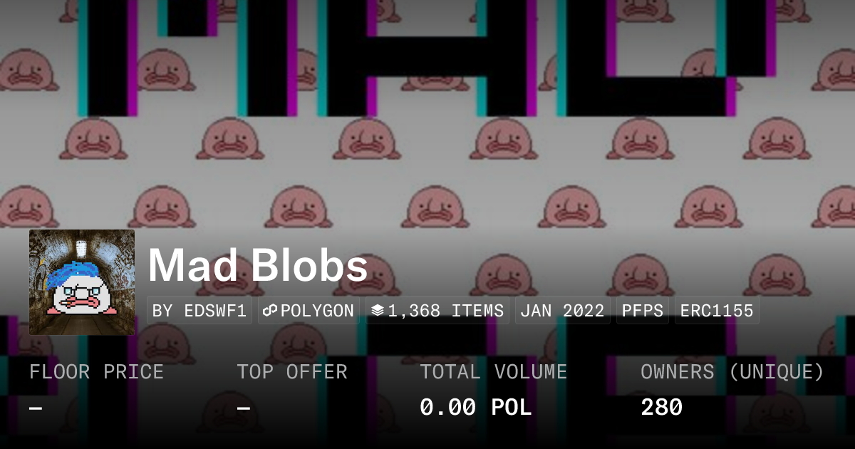Mad Blobs - Collection | OpenSea