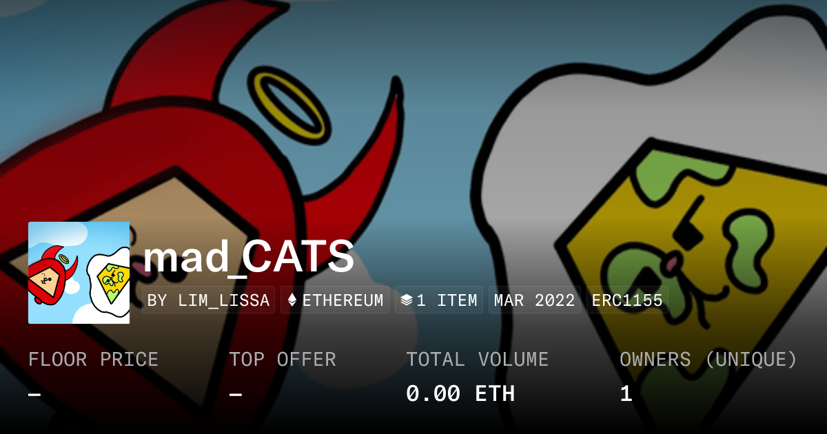 mad_CATS - Collection | OpenSea