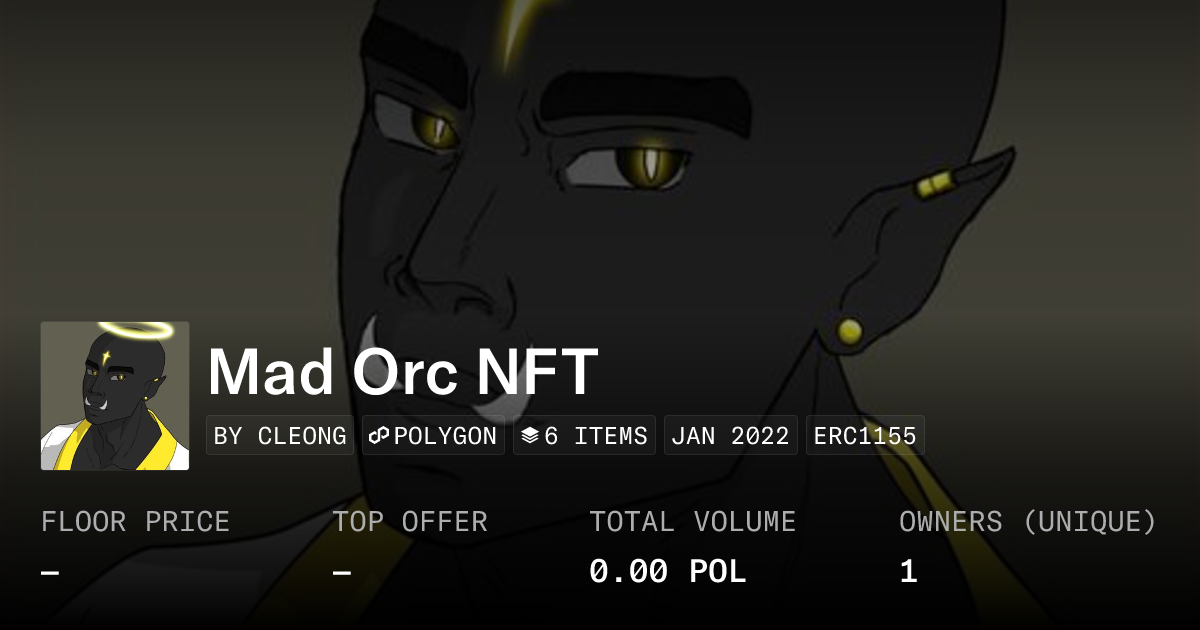 Mad Orc NFT - Collection | OpenSea