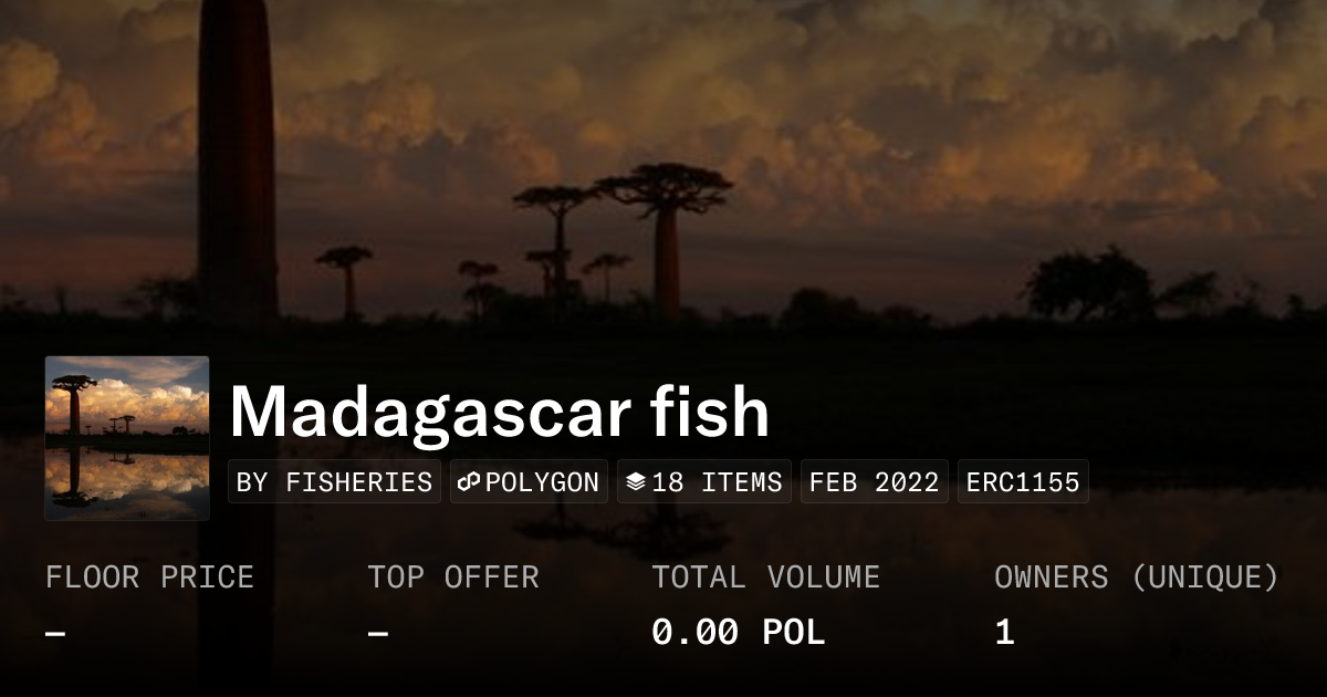 Madagascar fish - Collection | OpenSea