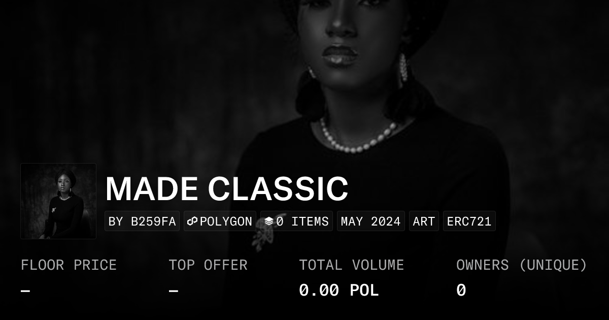MADE CLASSIC - Collection | OpenSea