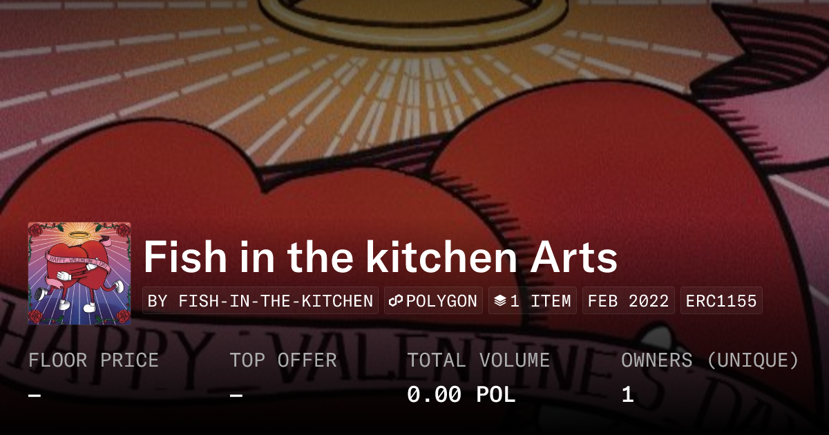 Fish in the kitchen Arts - Collection | OpenSea
