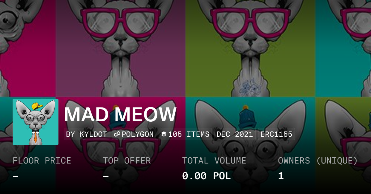 MAD MEOW - Collection | OpenSea