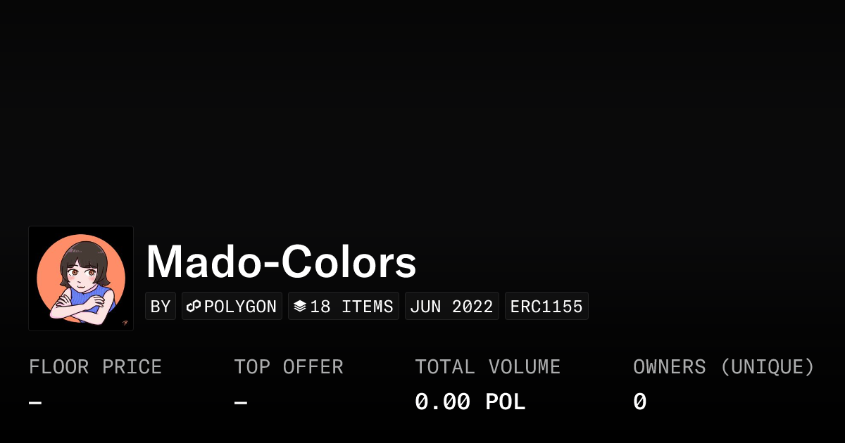 Mado-Colors - Collection | OpenSea