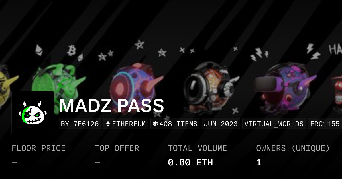 MADZ PASS - Collection | OpenSea