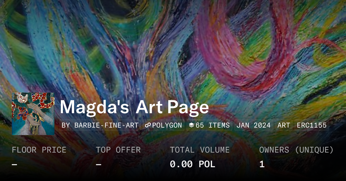 Magda's Art Page - Collection | OpenSea