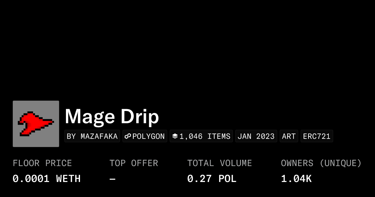 Mage Drip - Collection | OpenSea