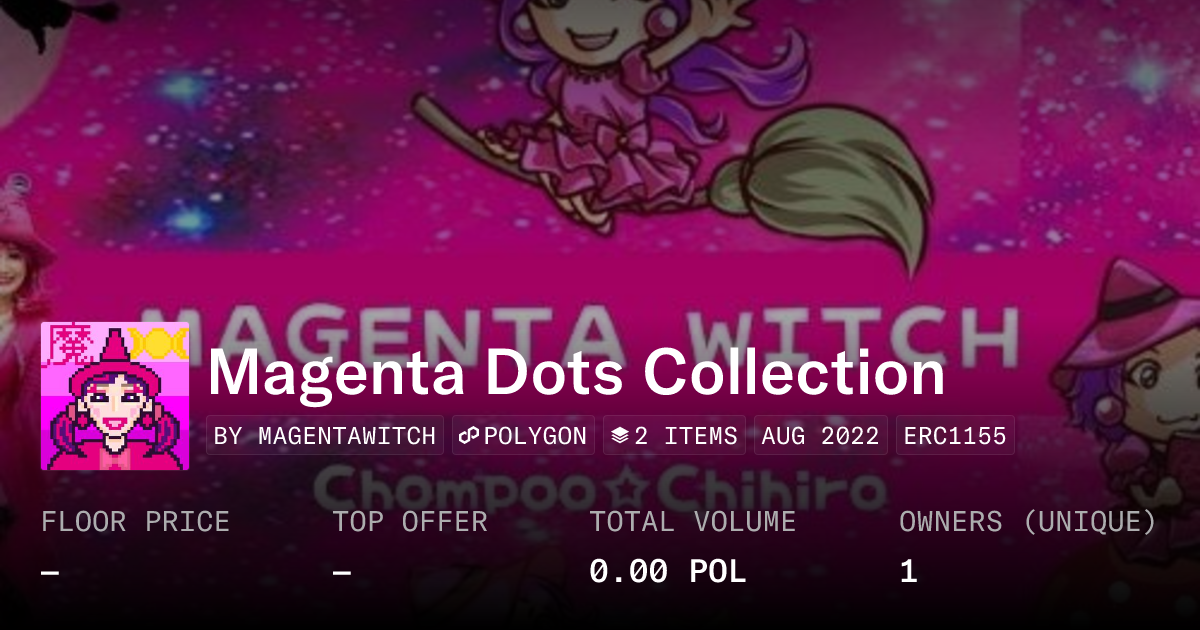 Magenta Dots Collection - Collection | OpenSea