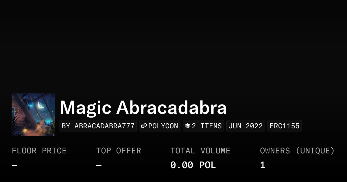 Magic Abracadabra - Collection | OpenSea