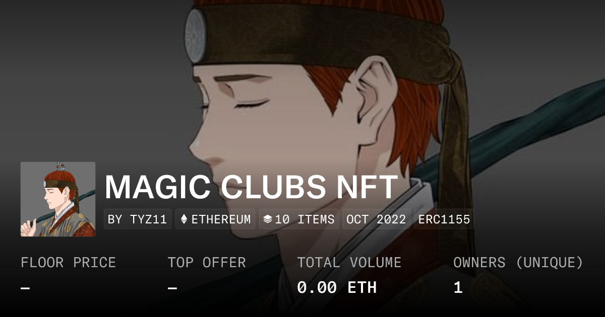 MAGIC CLUBS NFT - Collection | OpenSea