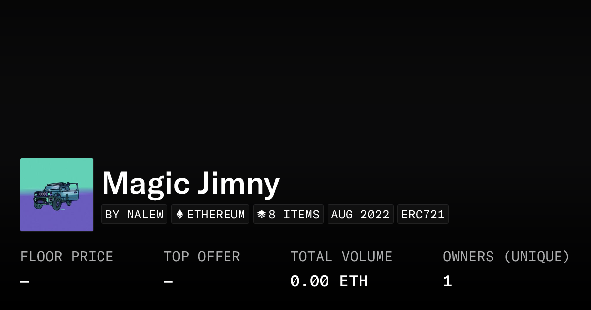 Magic Jimny - Collection | OpenSea