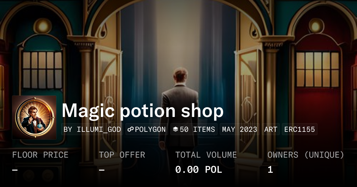 Magic potion shop - Collection | OpenSea