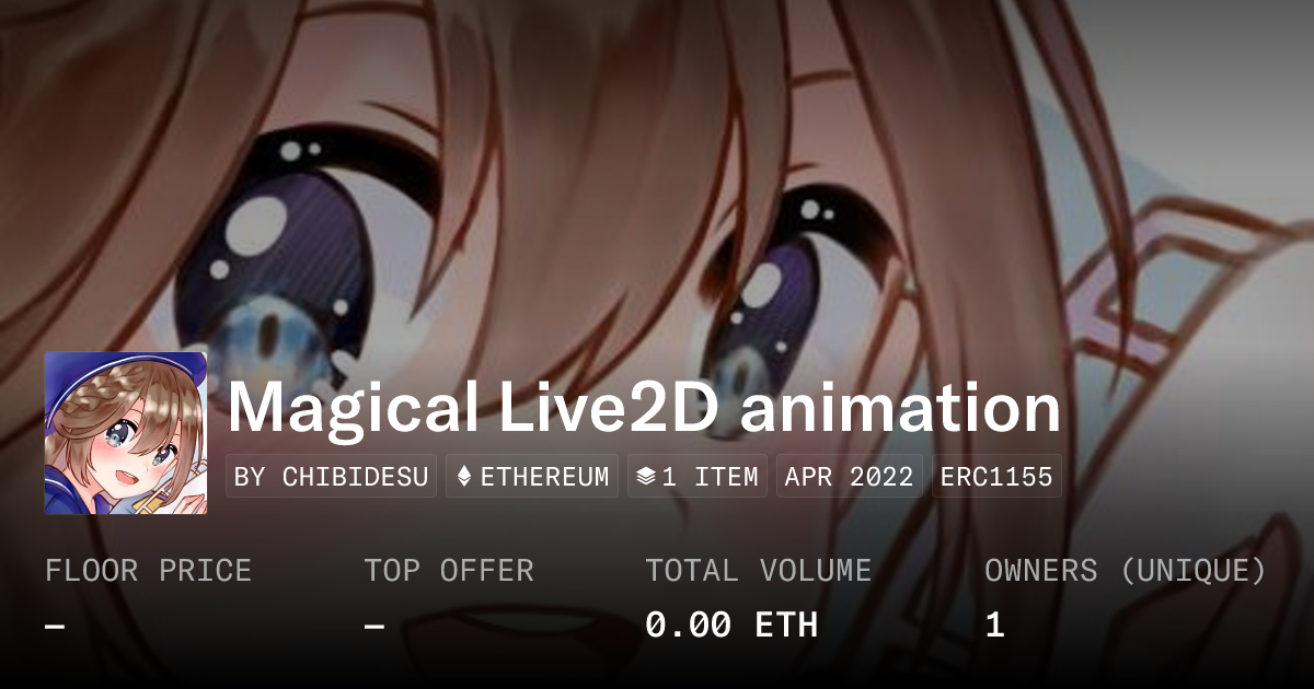 Magical Live2D animation - Collection | OpenSea