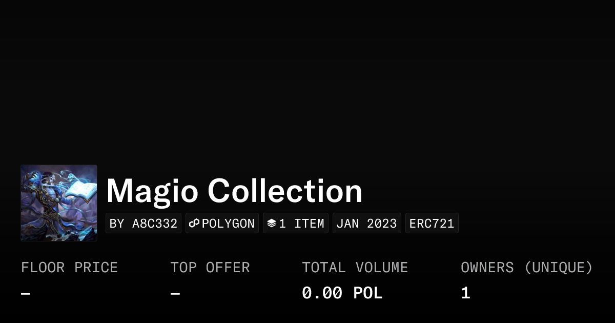 Magio Collection - Collection | OpenSea