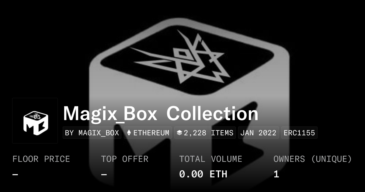 Magix_Box Collection - Collection | OpenSea