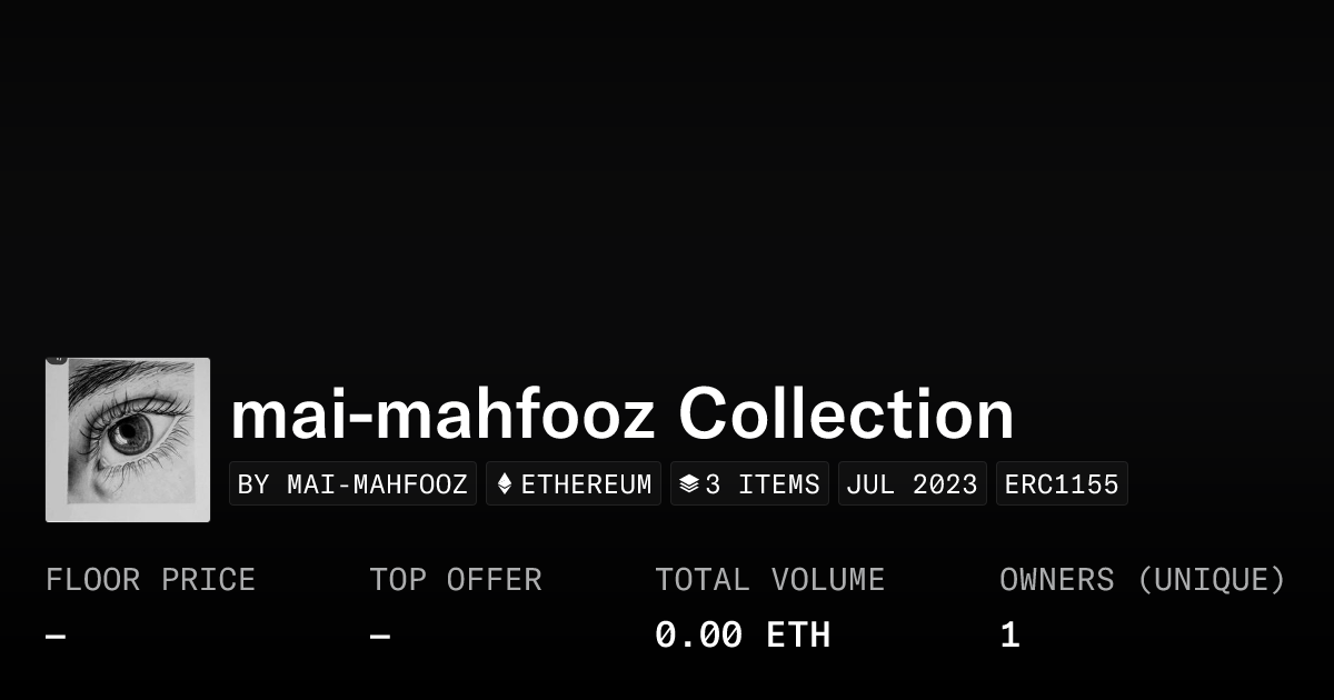 mai-mahfooz Collection - Collection | OpenSea