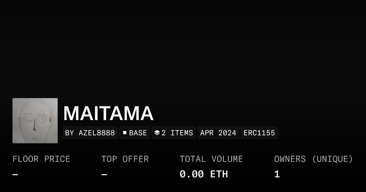 MAITAMA - Collection | OpenSea