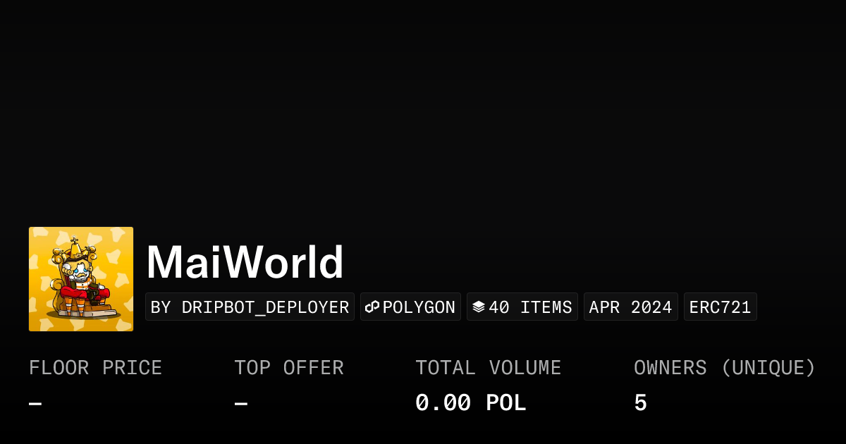 MaiWorld - Collection | OpenSea