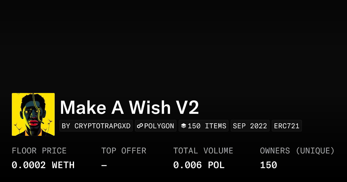 Make A Wish V2 - Collection | OpenSea