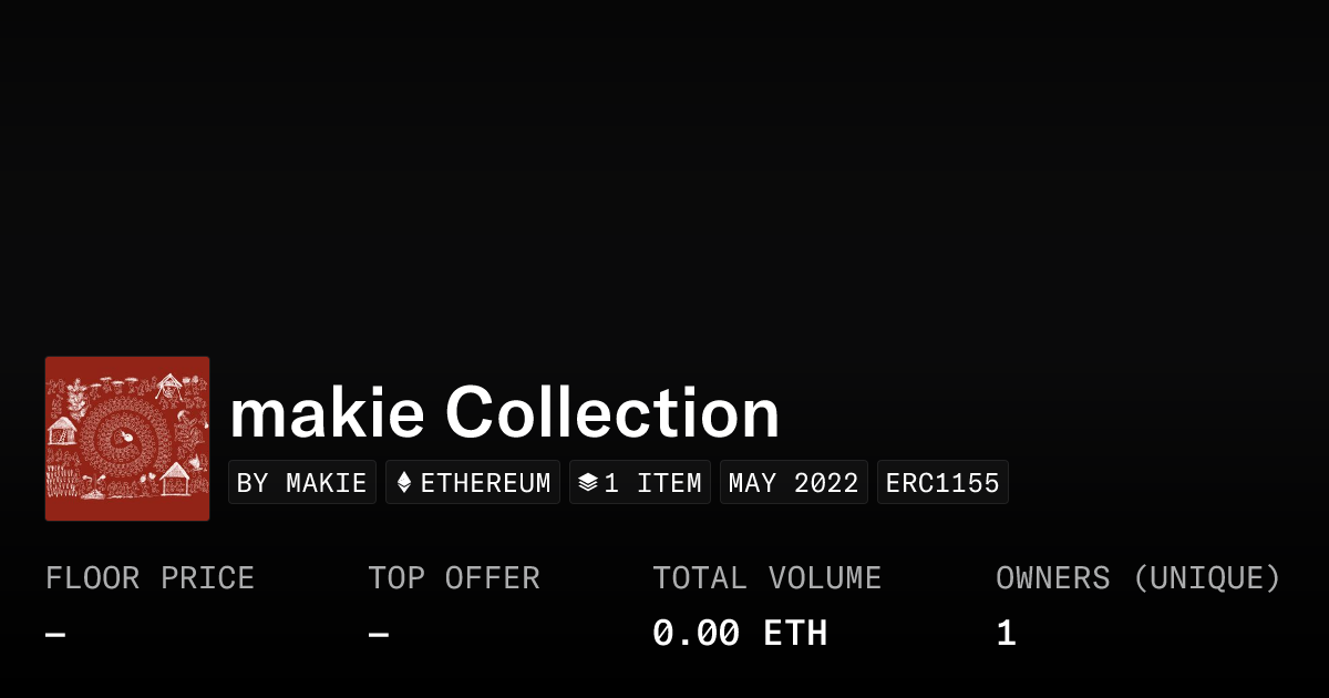 makie Collection - Collection | OpenSea