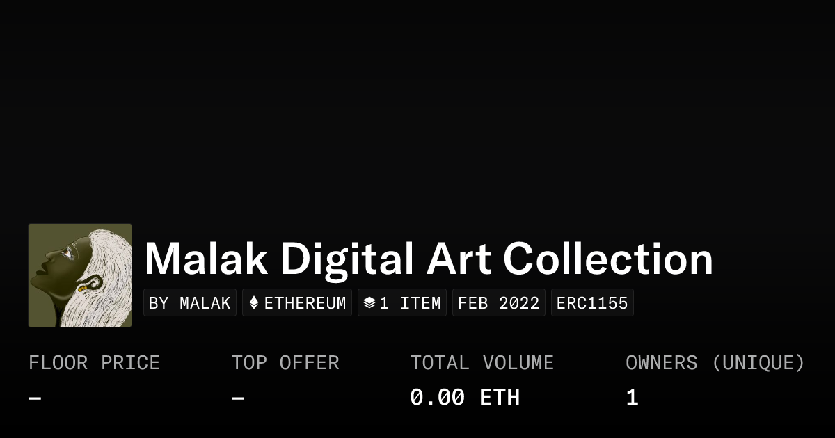 Malak Digital Art Collection - Collection | OpenSea