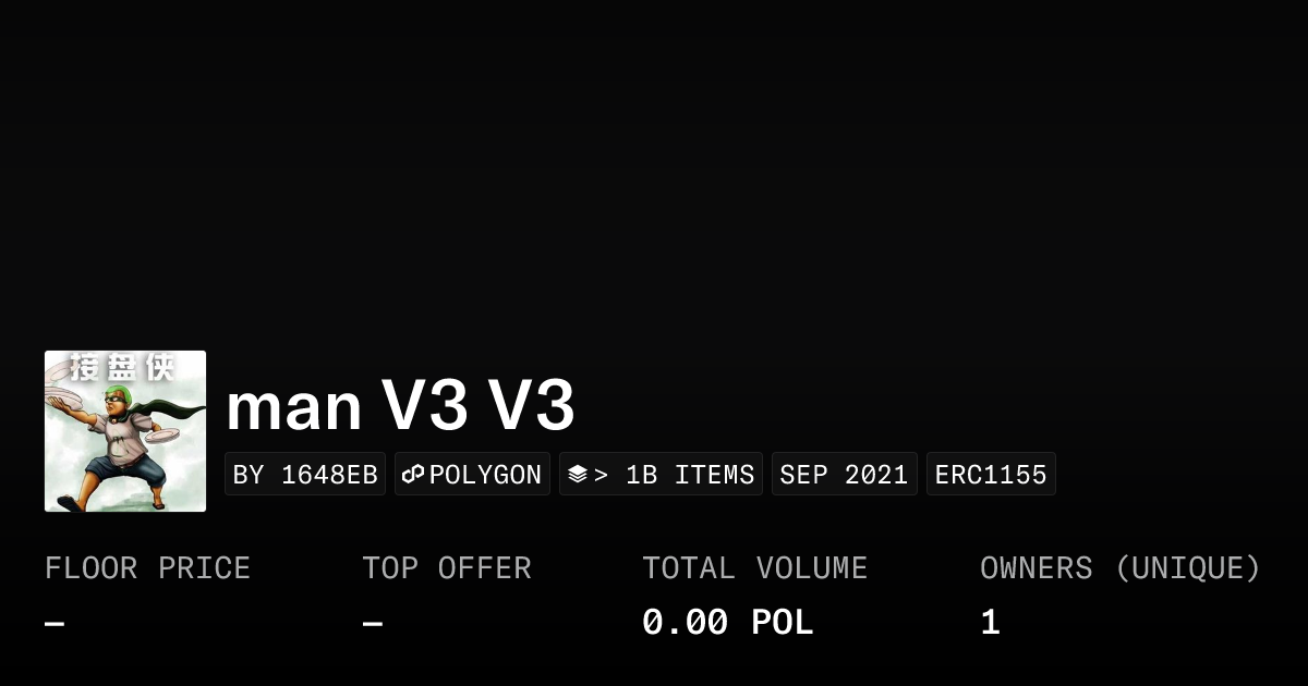 man V3 V3 - Collection | OpenSea
