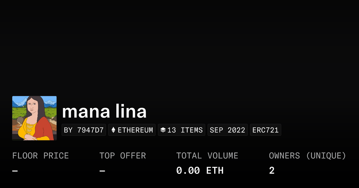 mana lina - Collection | OpenSea