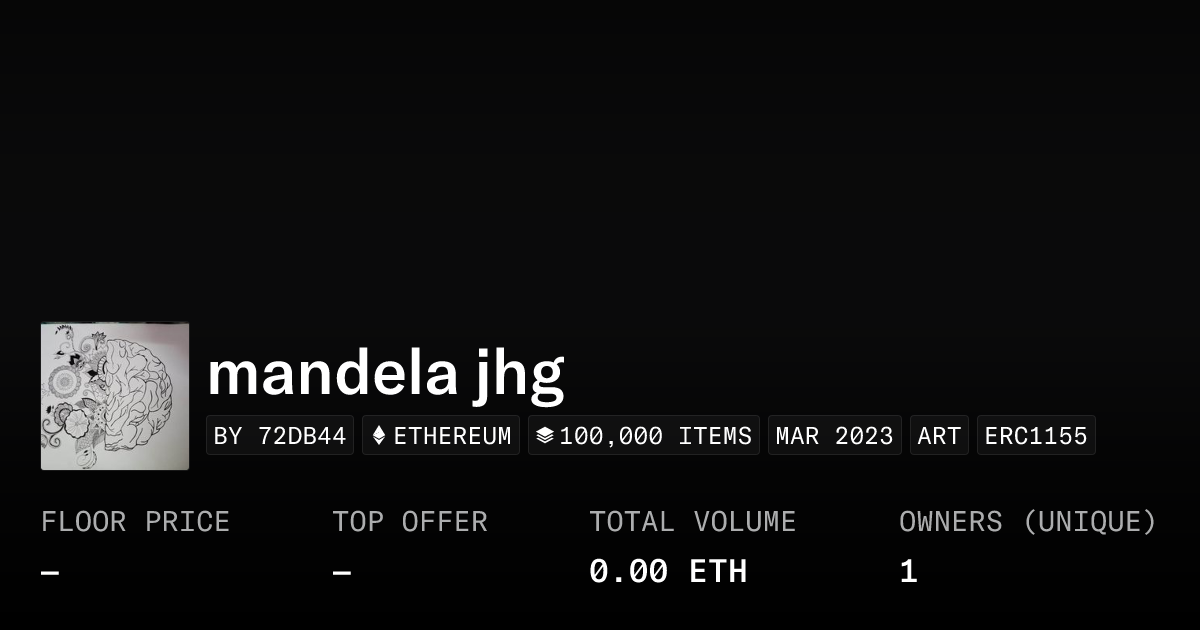 mandela jhg - Collection | OpenSea