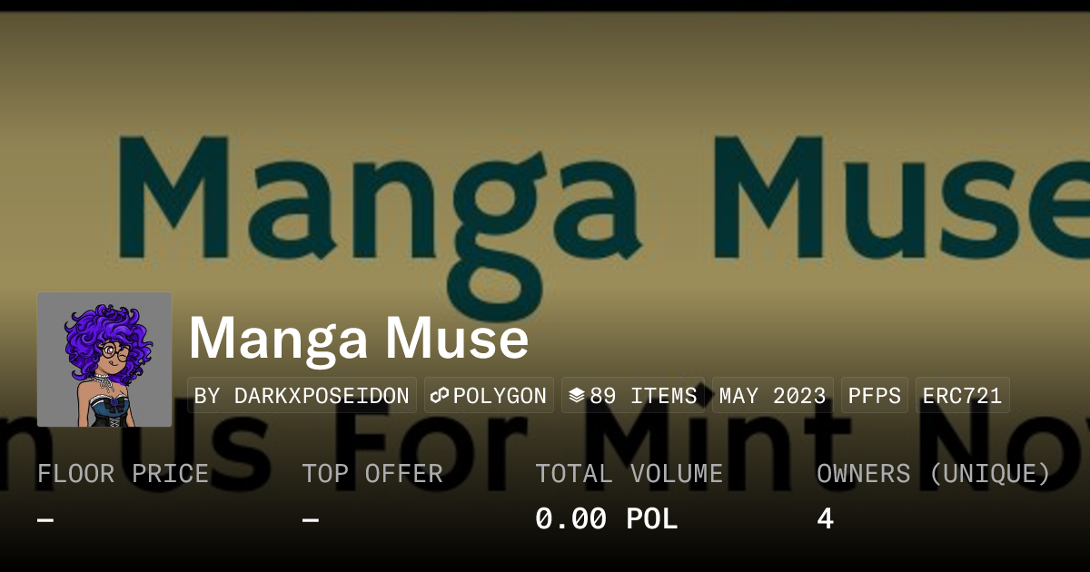 Manga Muse - Collection | OpenSea