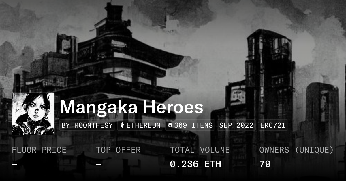 Mangaka Heroes - Collection | OpenSea